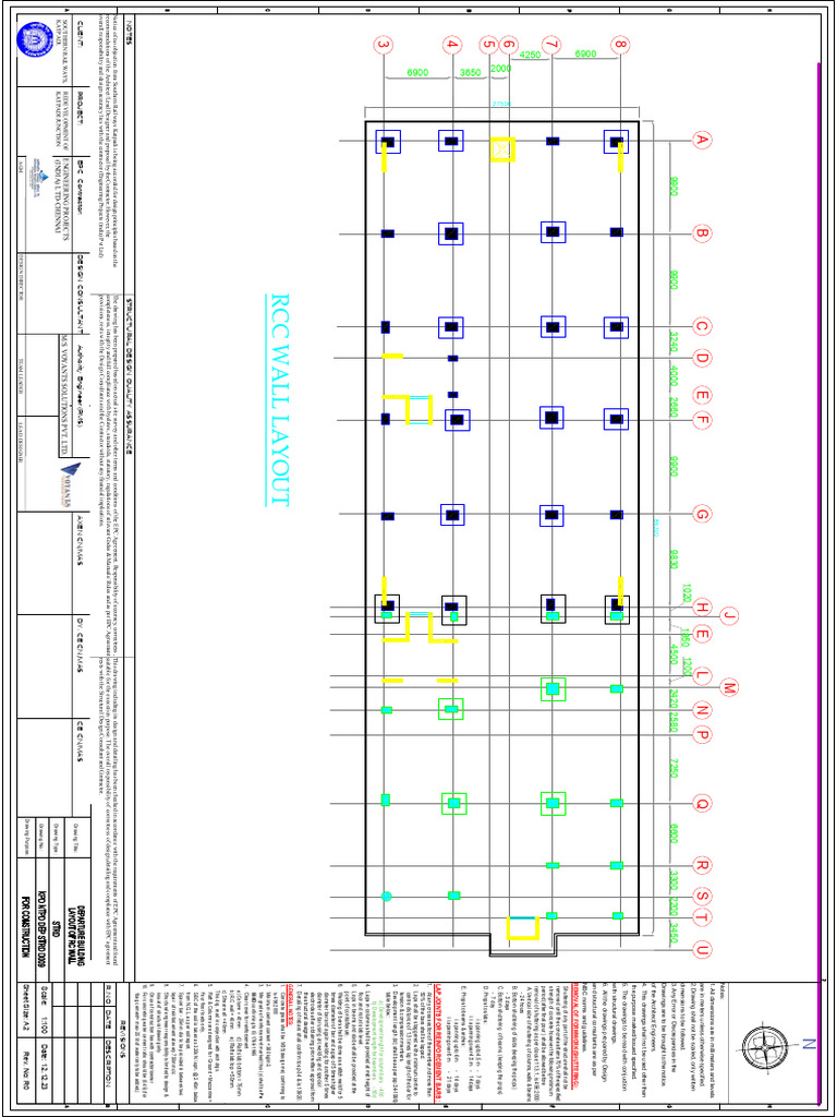 RC Wall Layout | Download Free PDF | Architectural Design | Architecture