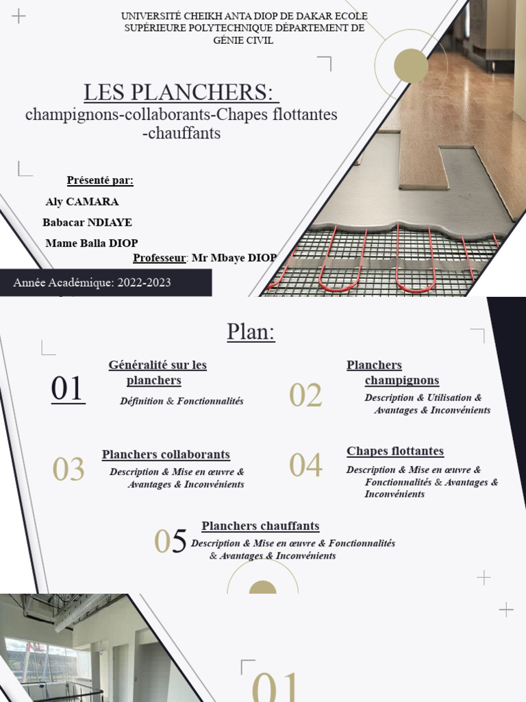 Planchers Champignon Collaborant... | PDF | Chaleur | Ingénierie civile