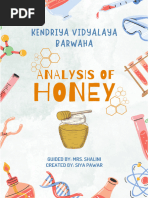 Class 12 Honey Analysis Project | PDF | Sucrose | Honey