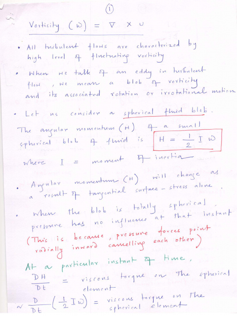 Vorticity Part 1 | PDF