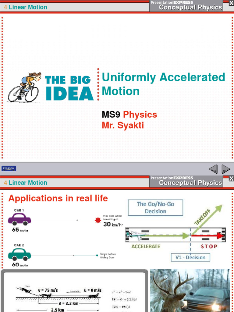 T3W2 - SUVAT Equation Presentation | PDF | Acceleration | Equations Of ...