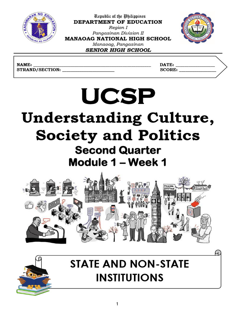 Ucsp - Q2 - Module 1 7 No Activities | PDF | Cooperative ...