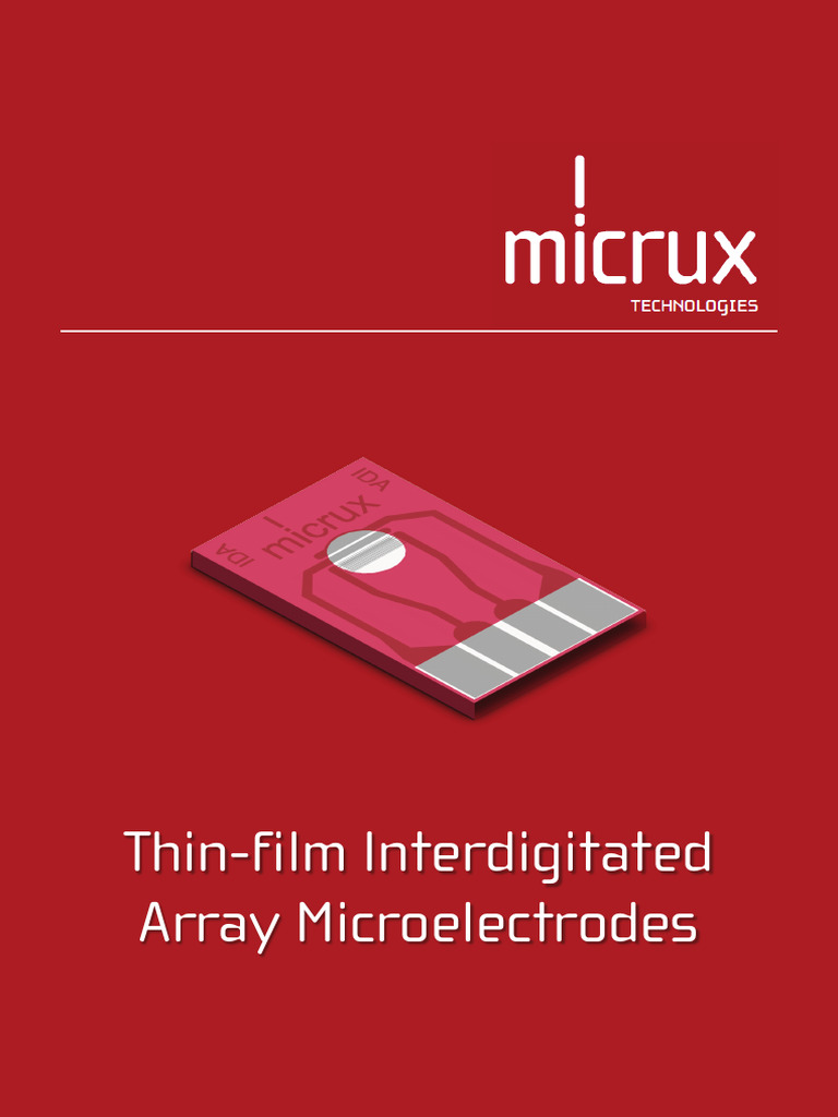 Array de Microelectrodos Interdigitados | PDF | Emerging Technologies ...