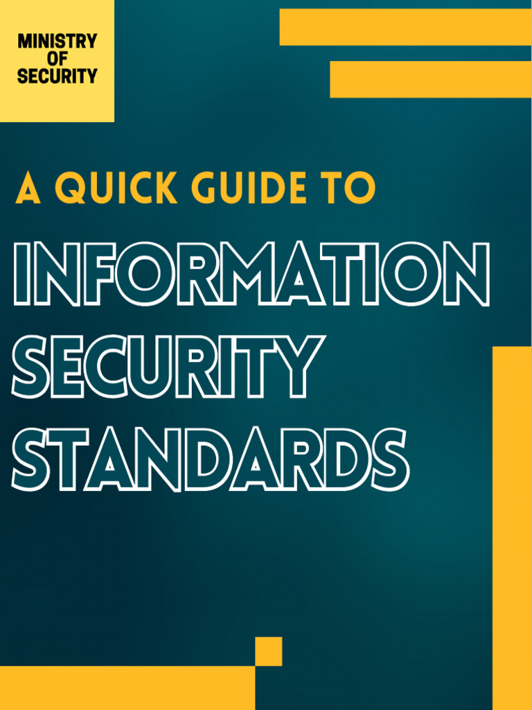 Information Security Standards Pdf Computer Security Security