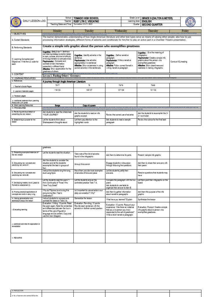 DLL Q2L1 | PDF | Learning | Cognition