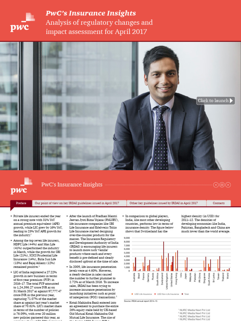 Pwcs Insurance Insights Analysis of Regulatory Changes and Impact ...
