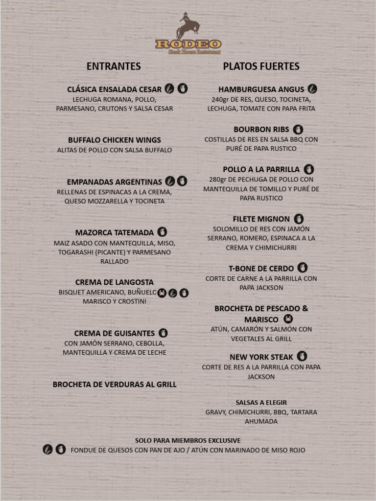 CBB Carta Rodeo | PDF | Grilling | Barbecue