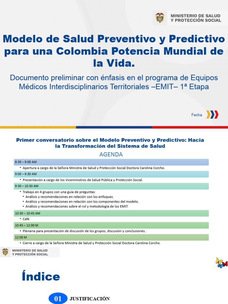 Modelo de Salud Preventivo en Colombia | PDF