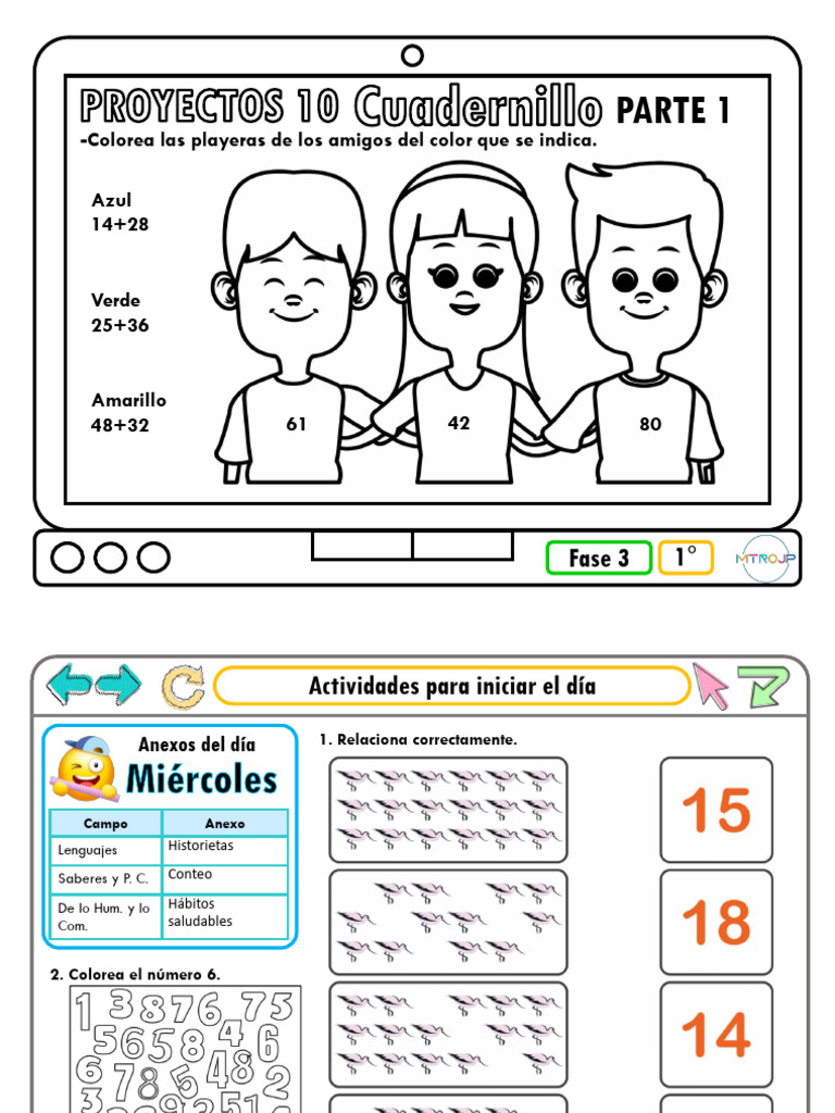 Cuadernillo 1° | PDF