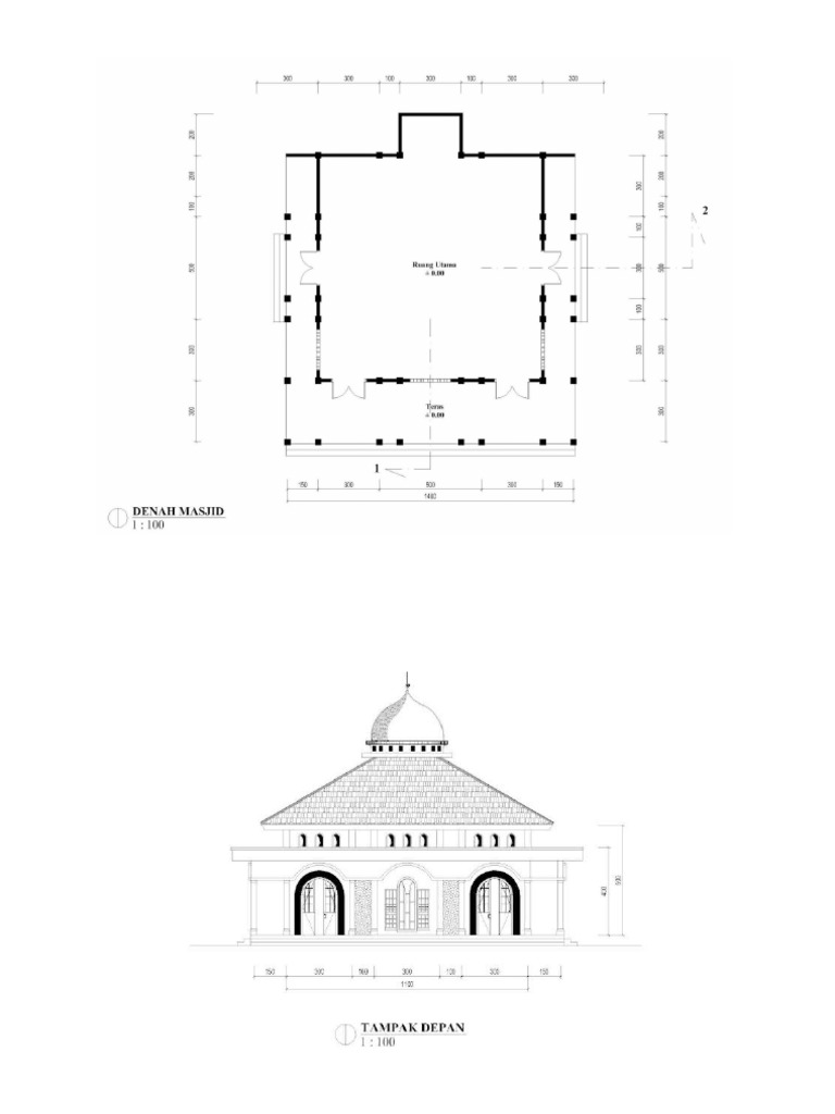 Denah Masjid | PDF