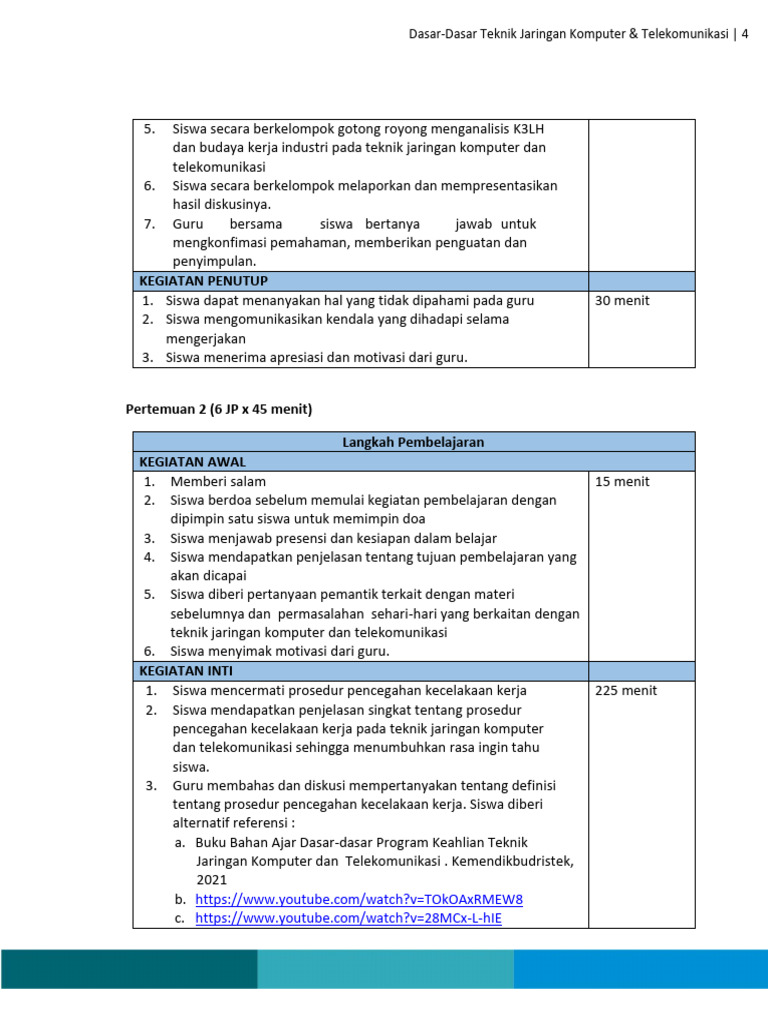 Pelajaran K3LH Jaringan Komputer | PDF | Karier & Perkembangan | Komputer