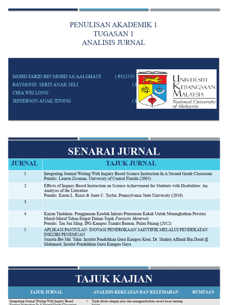 Penulisan Akademik 1-1 | PDF