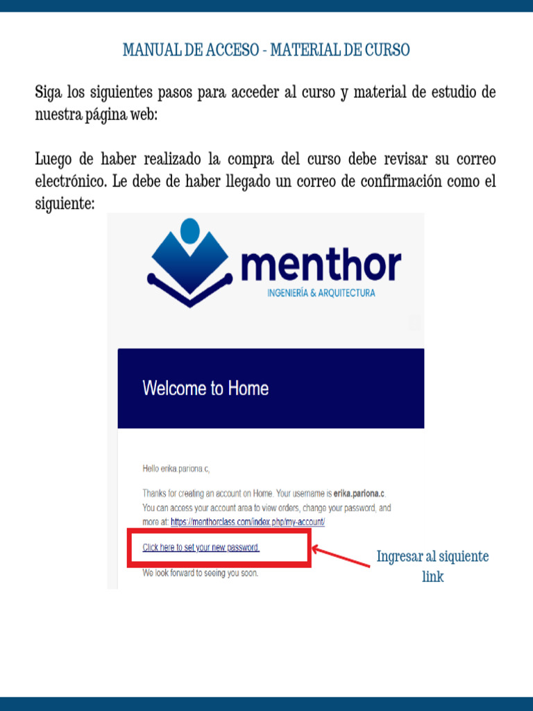 Tutorial de Ingreso Al Aula Virtual | PDF