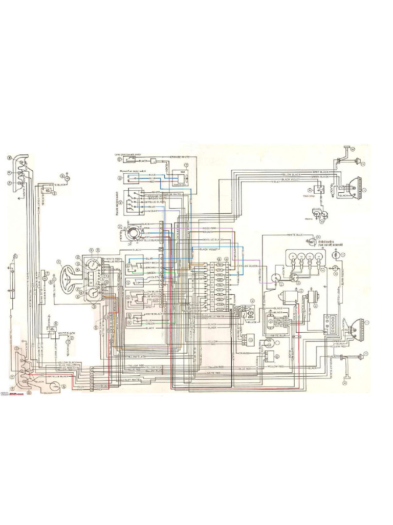 Maruti 800 Wiring Diagram | PDF
