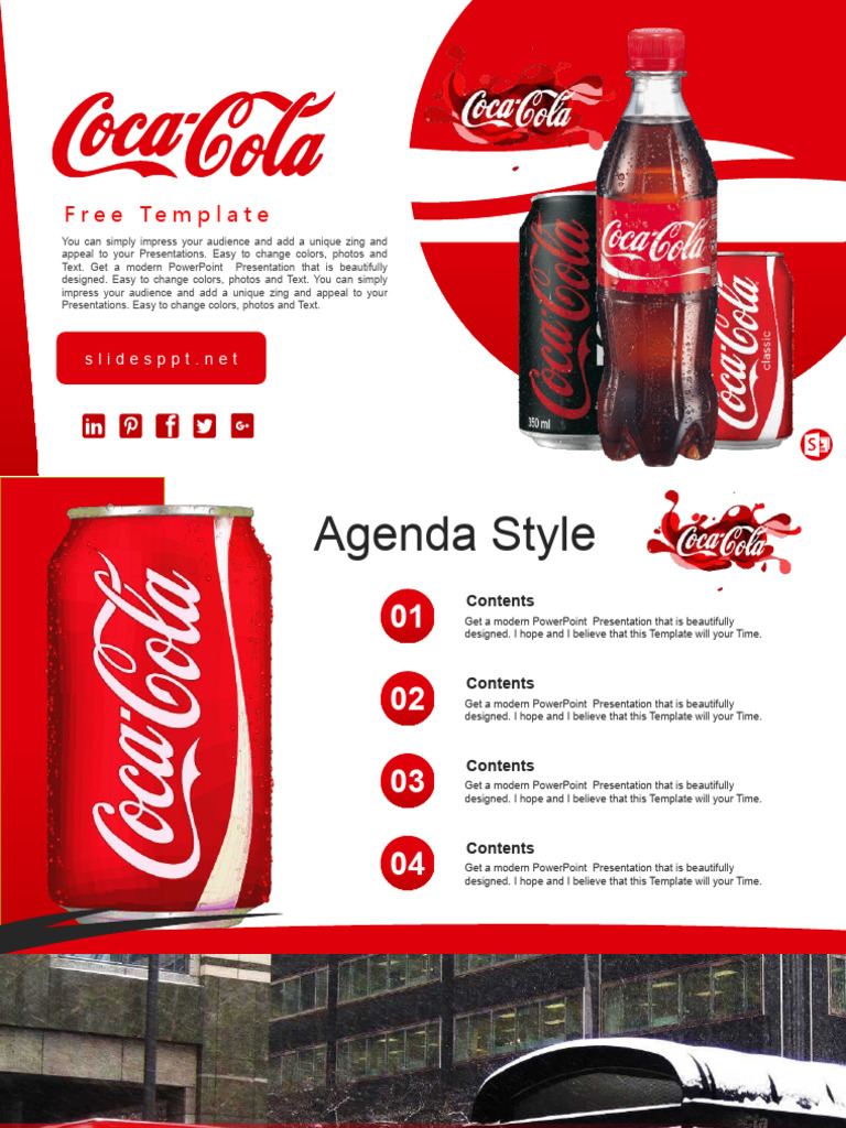 Coke Template | PDF | Microsoft Power Point | Infographics