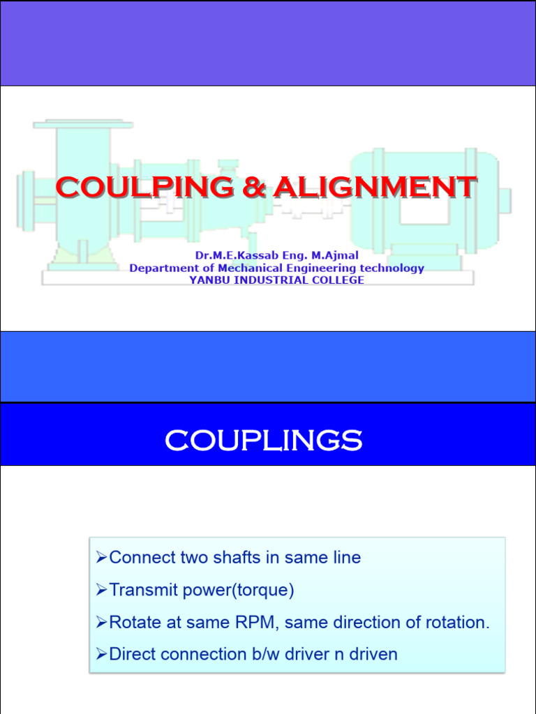 3 - Coupling N Alignment | PDF | Mechanical Engineering | Tools