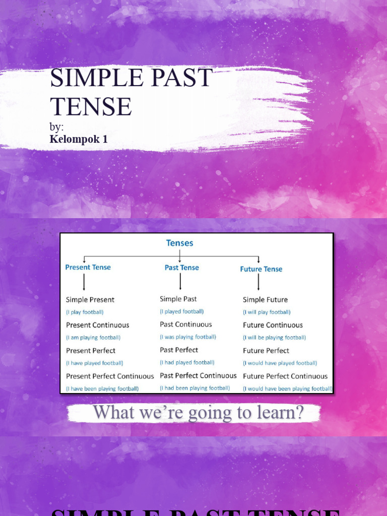 Simple Past Tense | PDF | Verb | Adverb