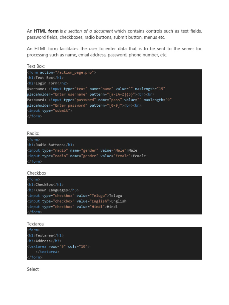 Forms | PDF | Computing | Software