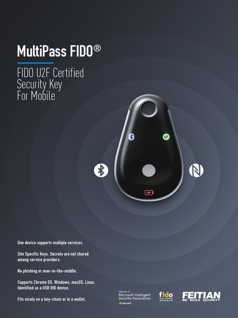 Flyer MultiPass FIDO K25 | PDF | Security Technology | Computing