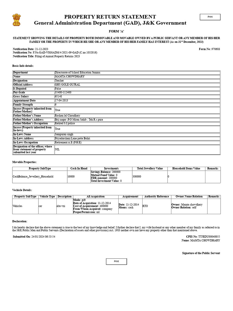 Property Return System | Download Free PDF | Economies