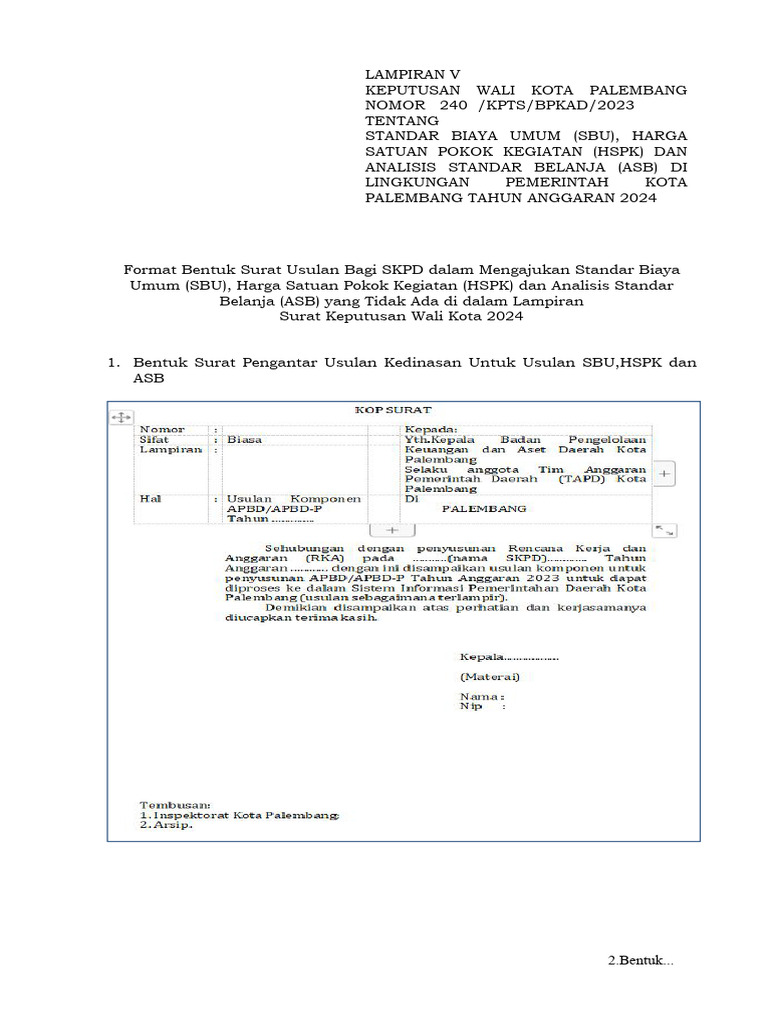 Lampiran 5 Contoh Format SPTJM 2024 | PDF