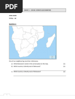 GRADE 5 GEOGRAPHY EXAM | PDF | River | Earth Sciences