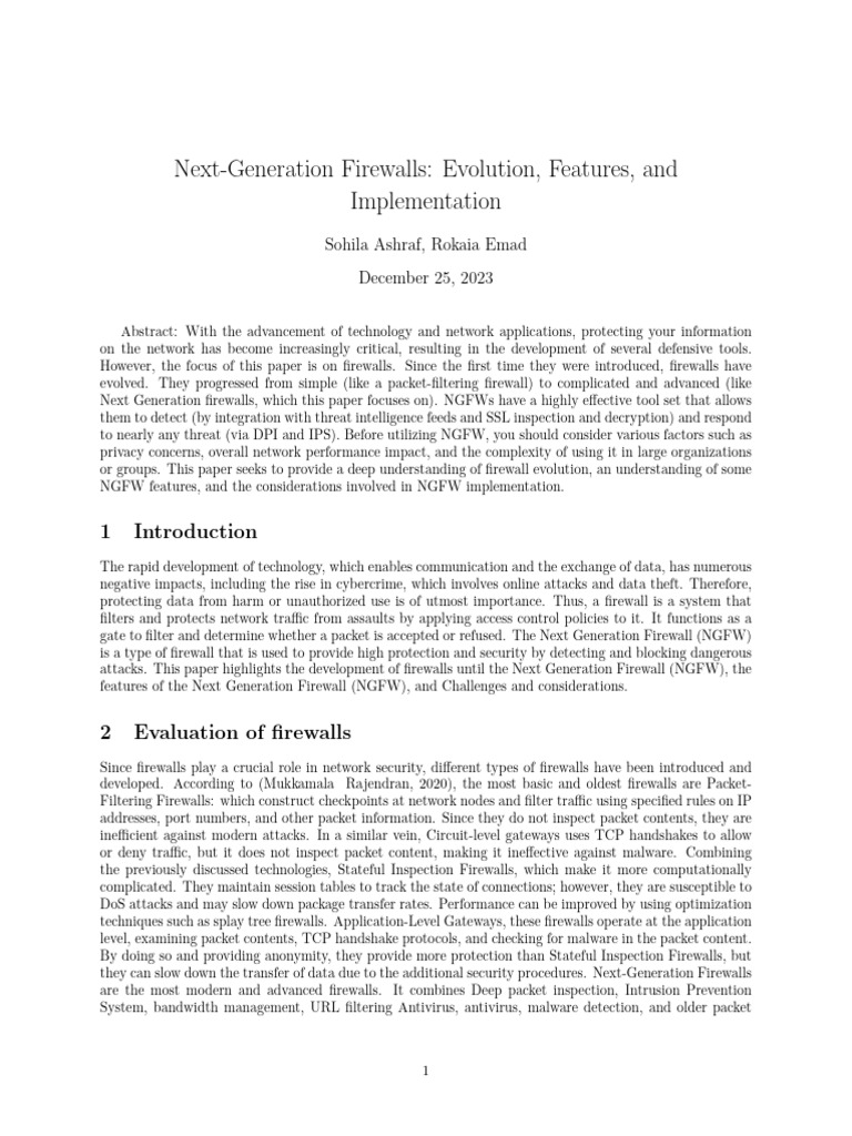 Prject | Download Free PDF | Firewall (Computing) | Computer Network