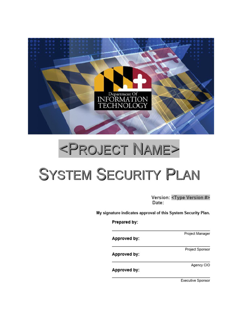 System Security Plan | Download Free PDF | Computer Security | Security