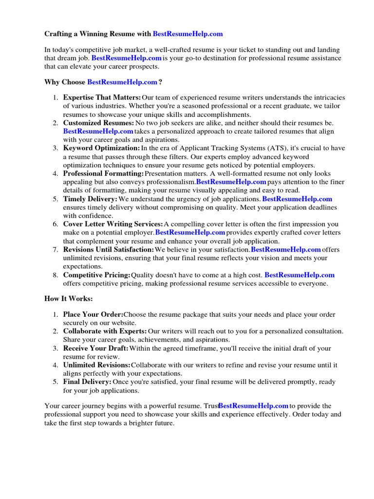 Resume Builder Templates | PDF