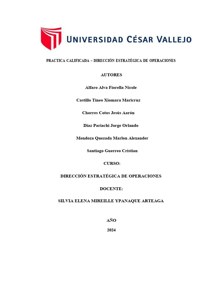 Practica Calificada - Deo | PDF