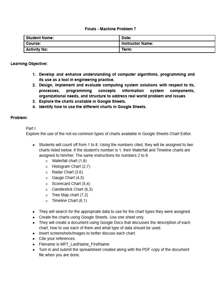 Comp 212l - Lab Manual - Mp7 - Finals Ver 2 | PDF | Computer ...
