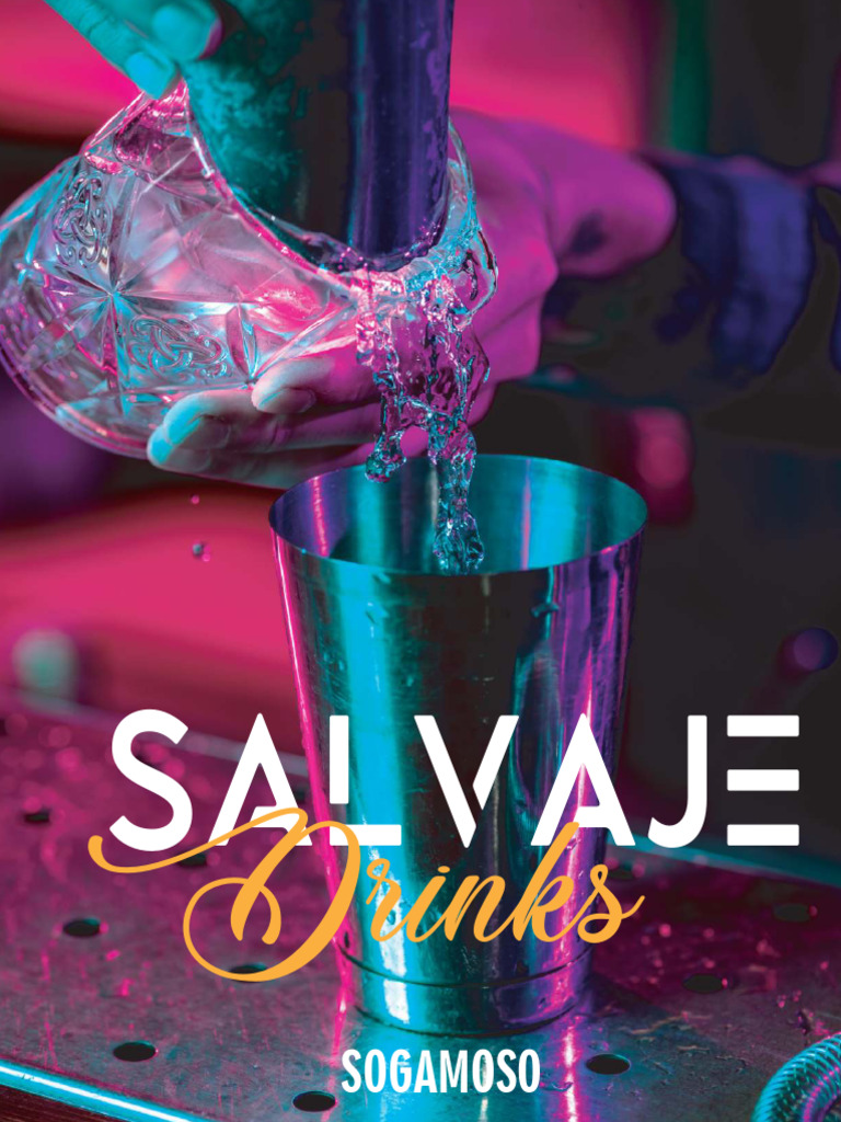 Menú Salvaje Cocteles & Bebidas | PDF | Bebidas Destiladas | Bebidas alcohólicas