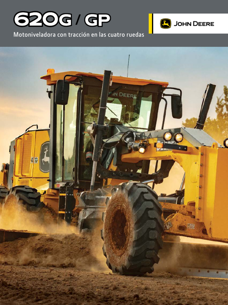 John Deere 620g | PDF | Transmisión automática | Engranaje