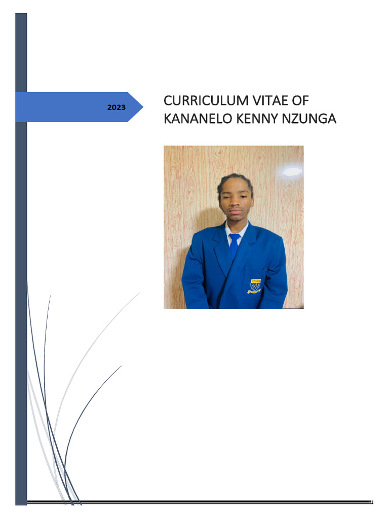 Kananelo Kenny Nzunga's CV | PDF