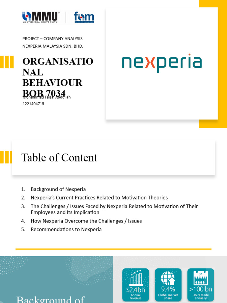 MBA Organisational Behaviour - Company Analysis | PDF | Field Effect ...