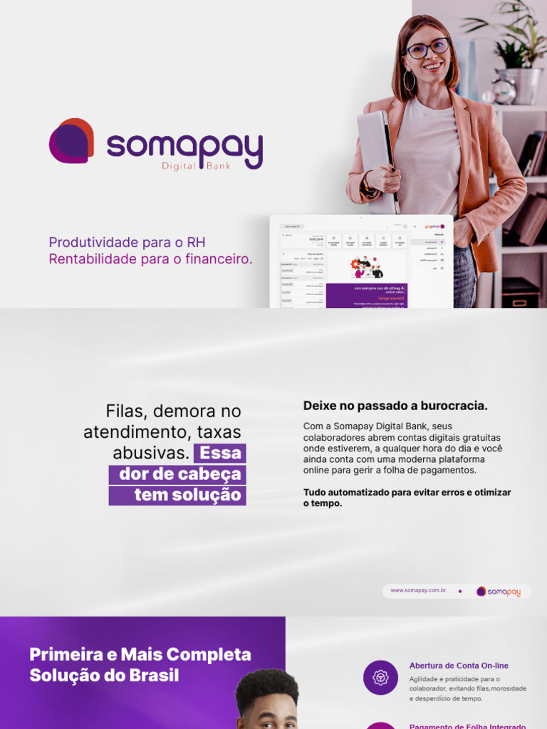 Somapay: Banco Digital para Empresas | PDF | Economias