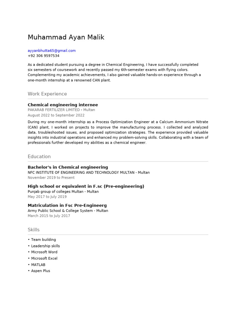 Muhammad Ayan Malik 4 | PDF