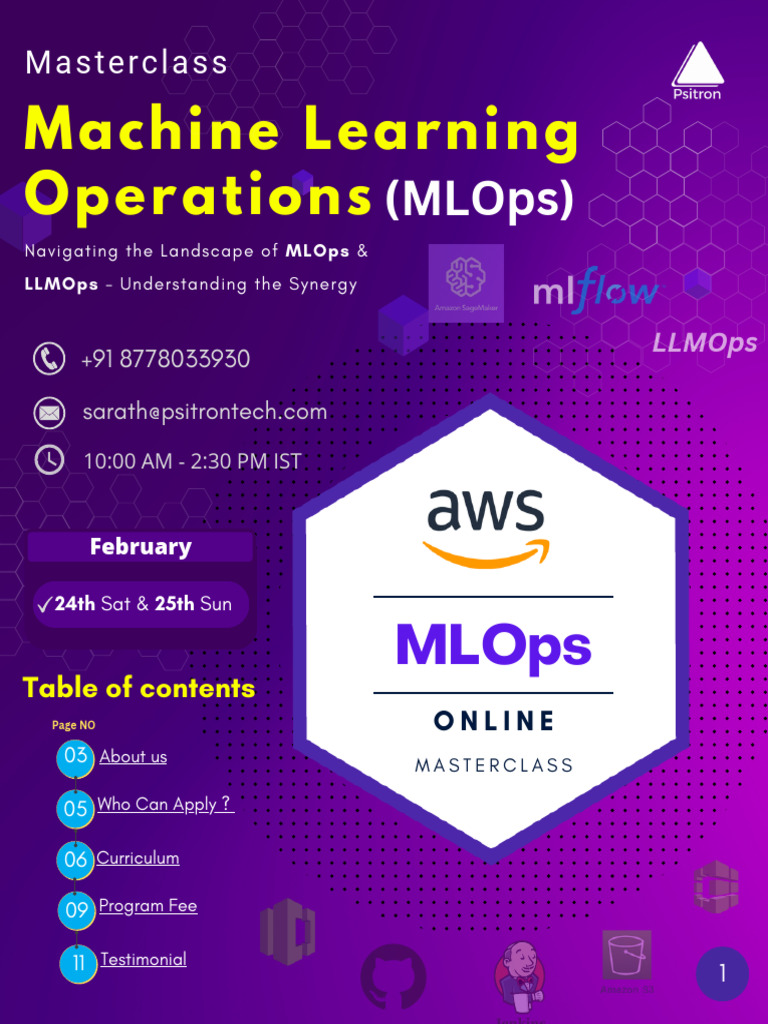 MLOps Masterclass | PDF | Amazon Web Services | Artificial Intelligence