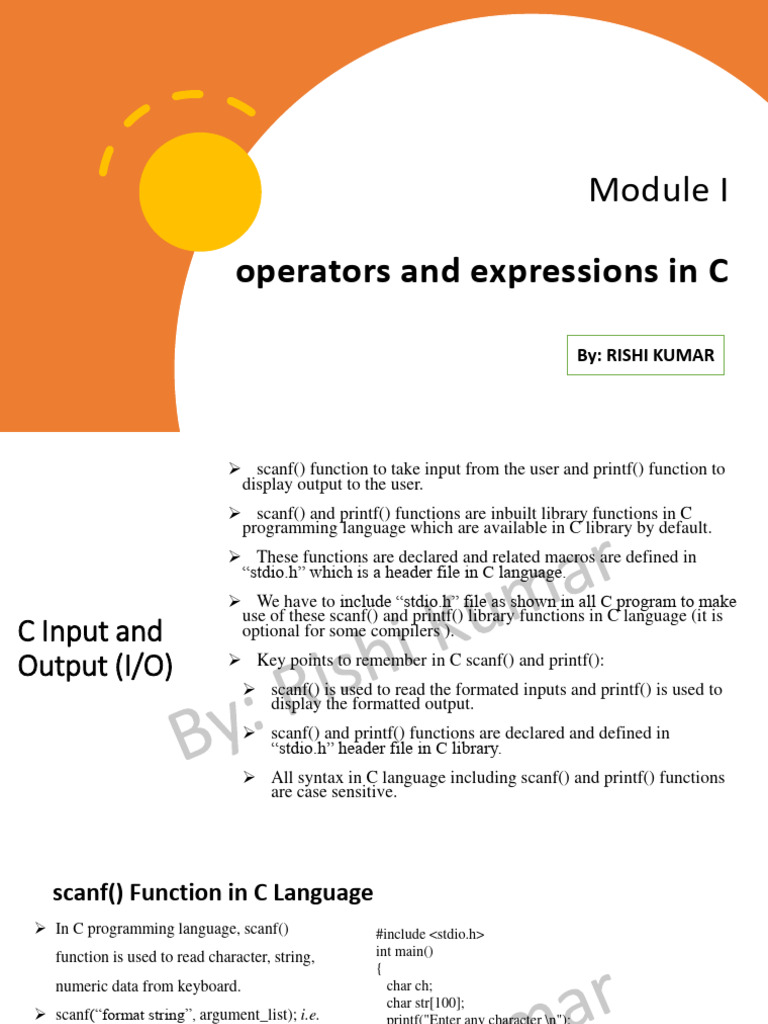 Lecture 3 Unit 1 Operators | Download Free PDF | Computer Engineering | Mathematics