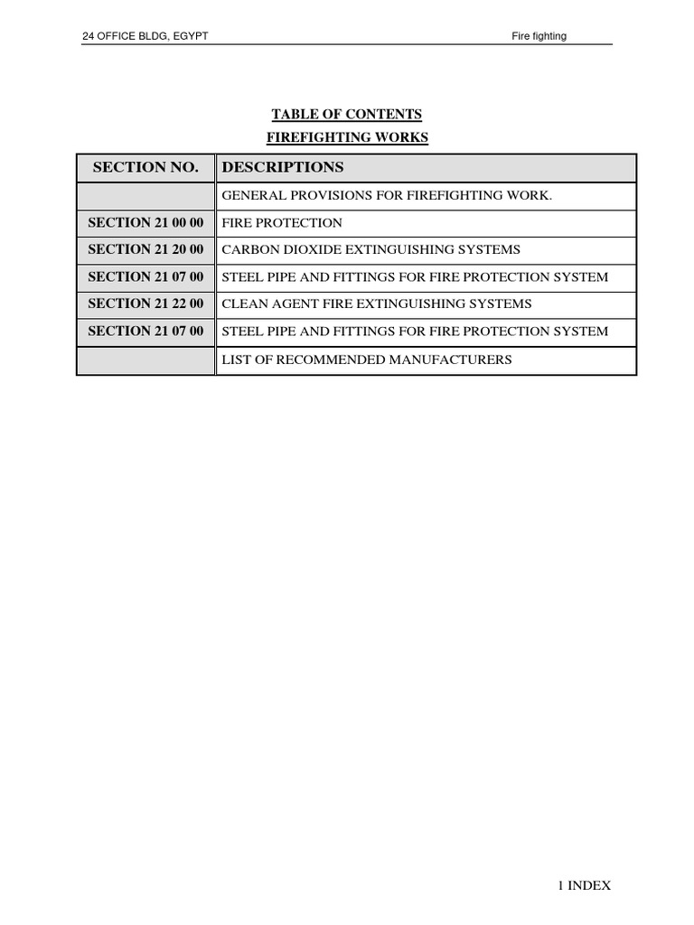 Mim SPC GN Mep - FF 001 00 | PDF | Pipe (Fluid Conveyance) | Fire ...