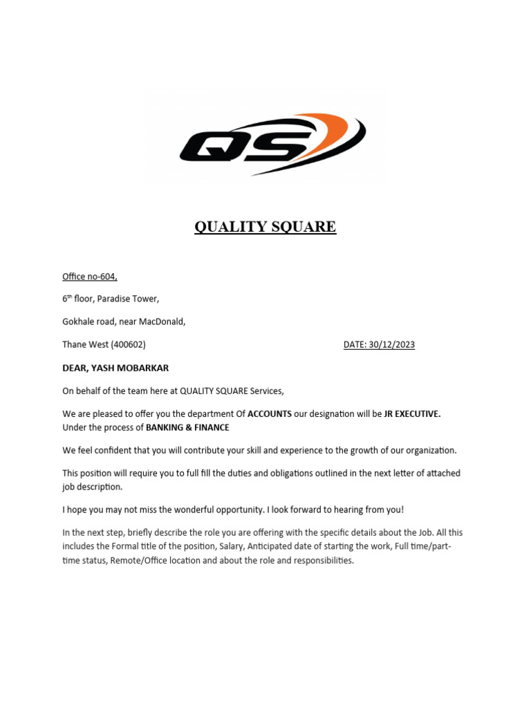 Quality Square | PDF