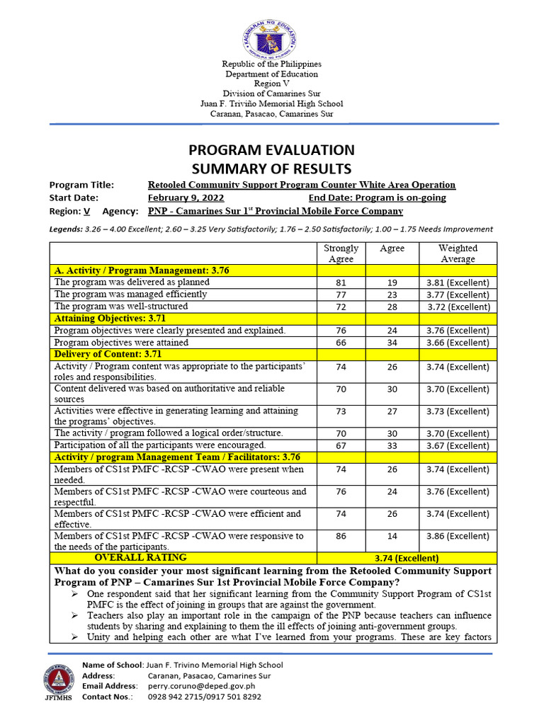 Sir Ric Evaluation Tool Juan F | PDF