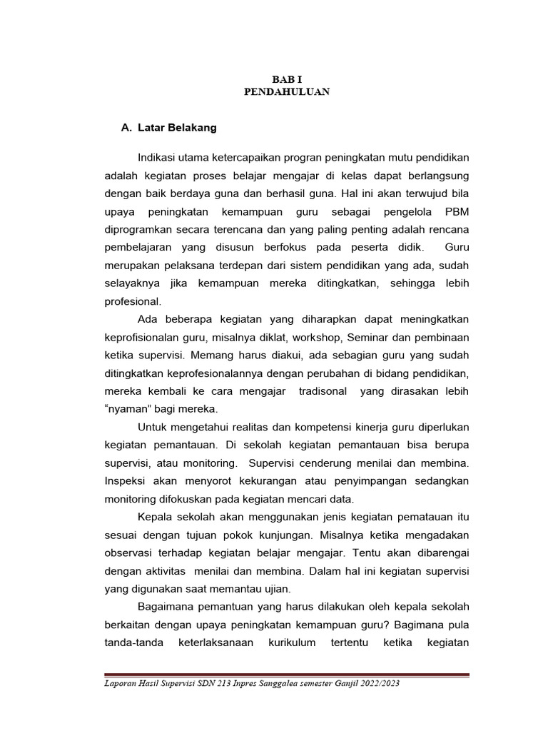 Laporan Supervisi Ganjil 2021 2022 PDF