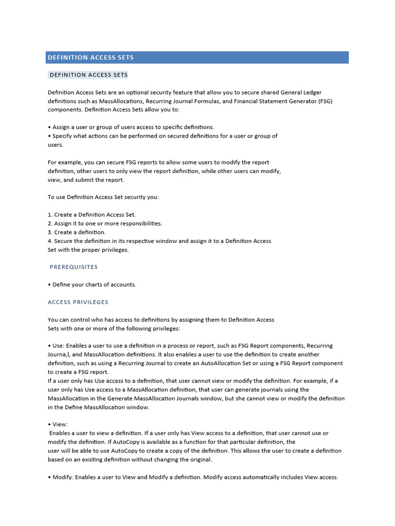 Definition Access Sets | PDF | Calendar | Function (Mathematics)