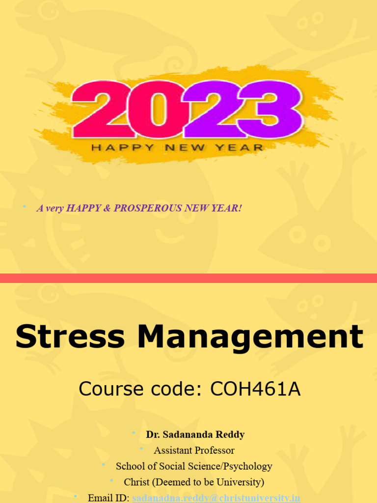 Introduction To Stress (Stress Management) | PDF | Stress (Biology ... Introduction To Stress (Stress Management) | PDF | Stress (Biology ...