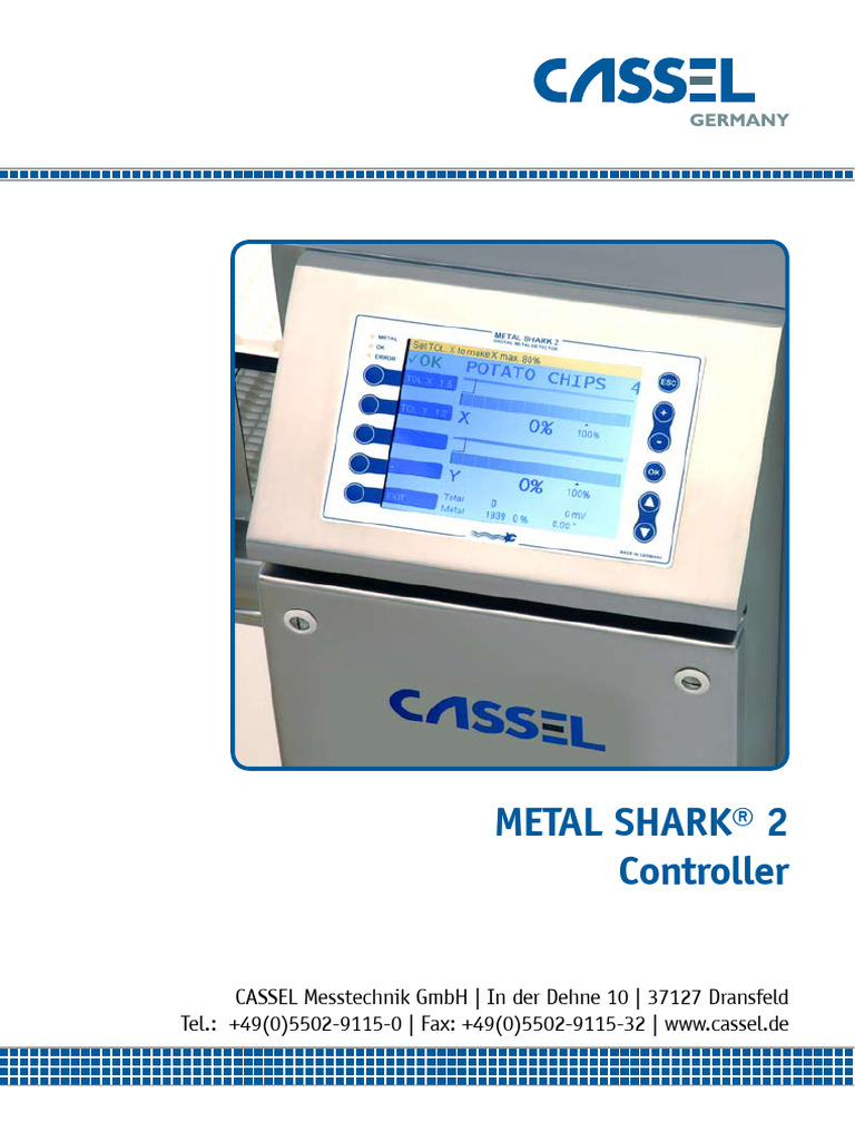 Cassel Shark | PDF | Sensor | Metal Detector