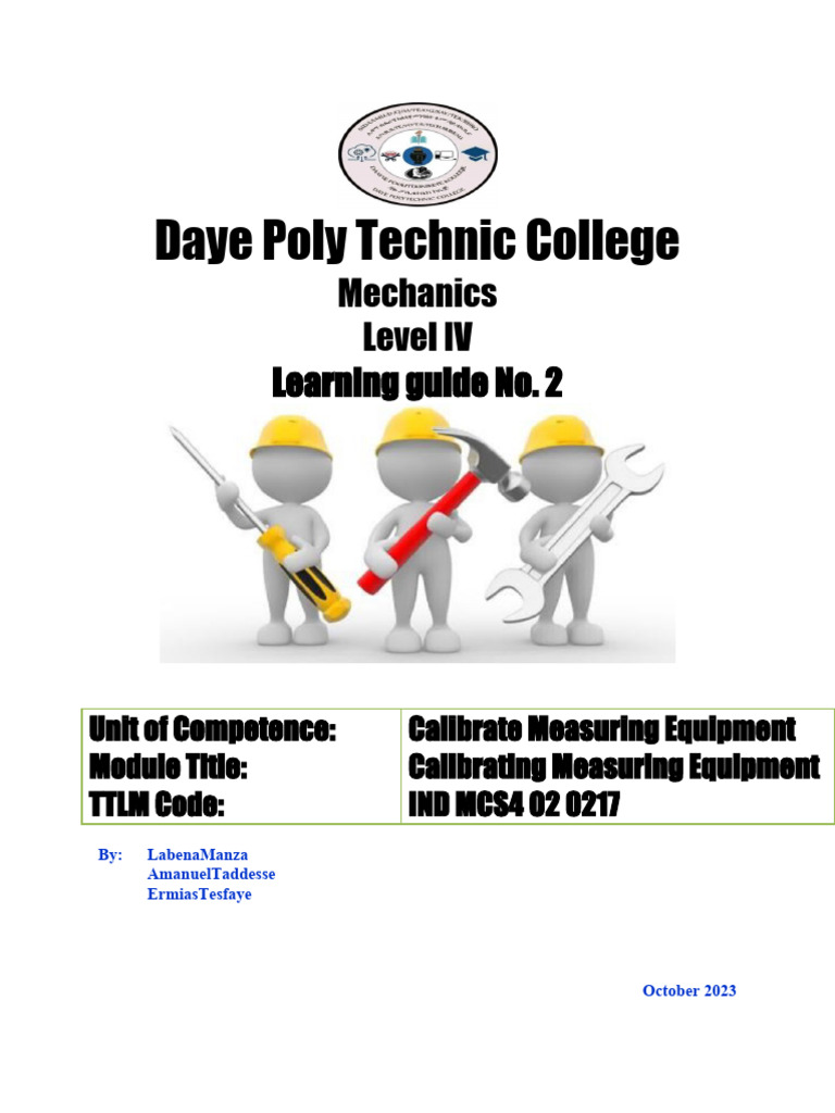 Calibrate Measuring Equipment | PDF | Calibration