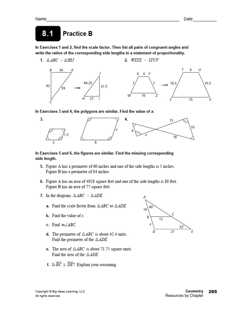 Microsoft Word - Geo CH 08 TOC | Download Free PDF | Area | Euclid