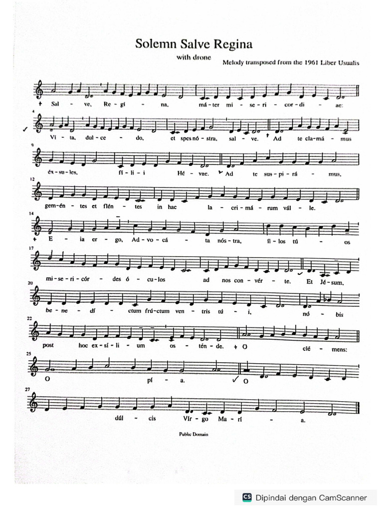 Solemn Salve Regina | PDF