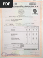 Class 12 Marksheet Template | PDF